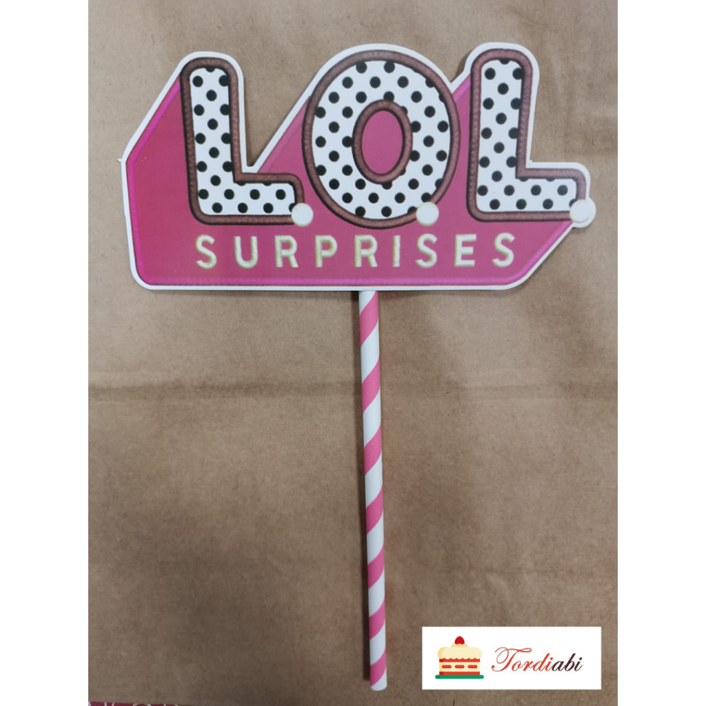 Tordi/ koogi topper, L.O.L. Surprises - Tordiabi