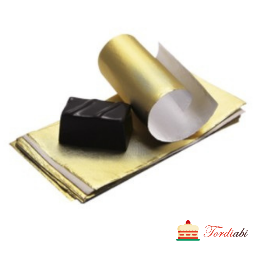 Fooliumist kommipaberid, kuldsed, 11 x 7 cm - 50 tk - Tordiabi