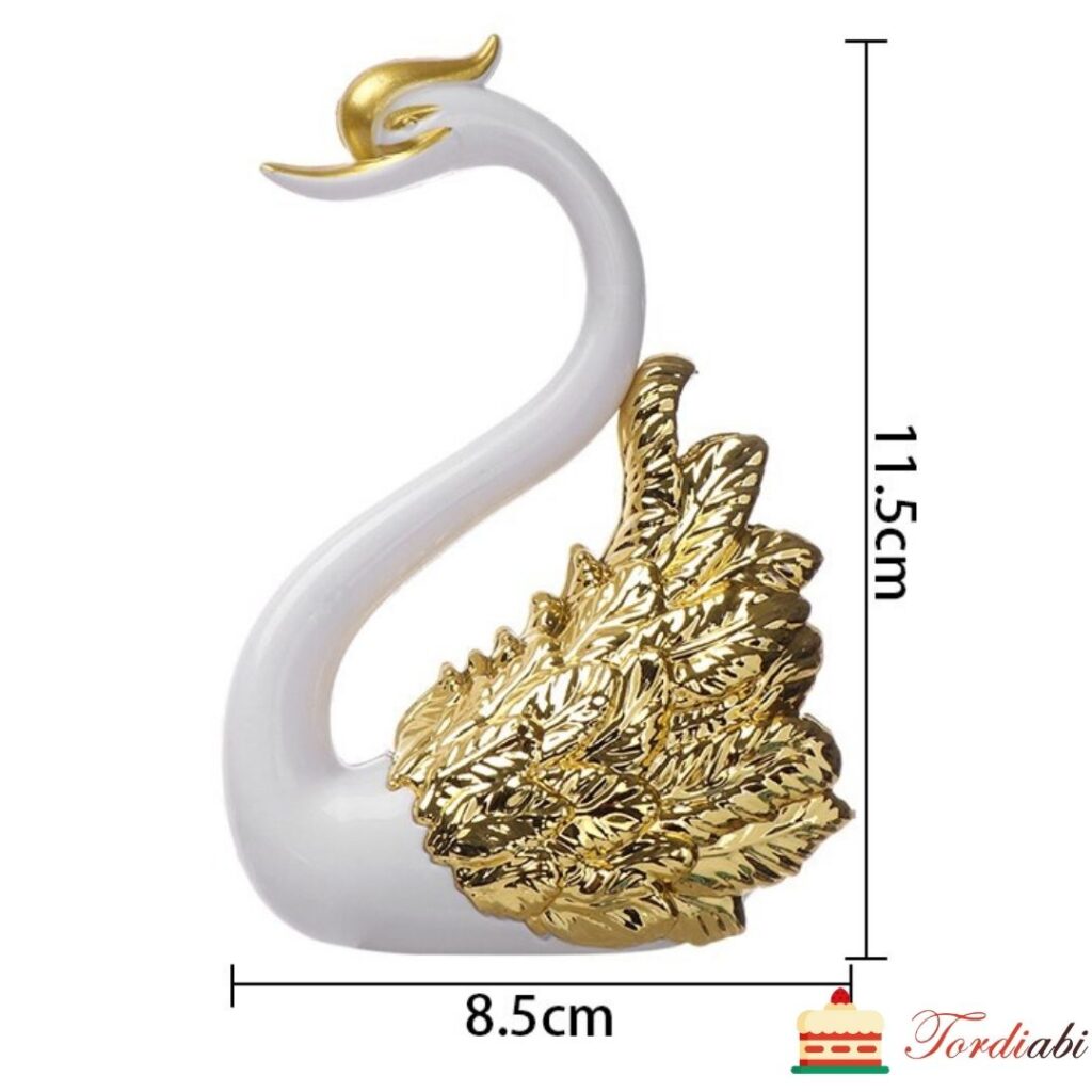 Mittesöödav tordikuju, luik valge/ kuldne ilma kroonita - Tordiabi